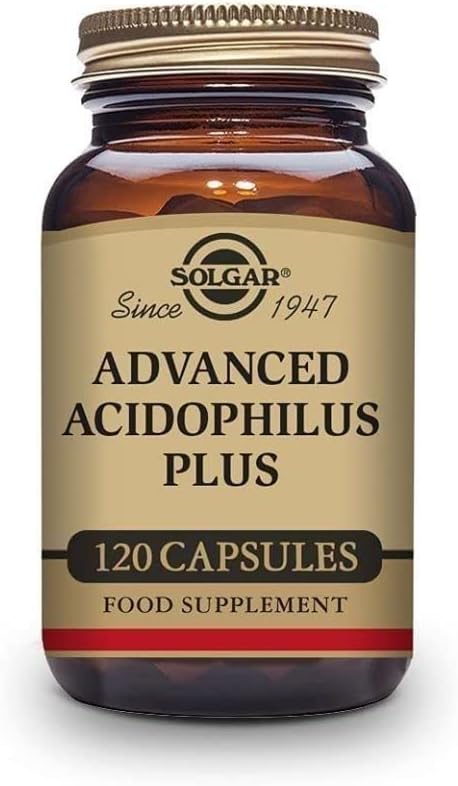 Amazon.com: Solgar Advanced Acidophilus Plus, 120 Vegetable Capsules ...