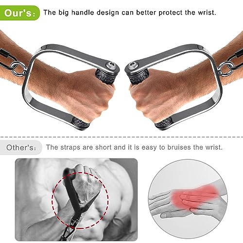 Kipika D Handle Cable Attachment, Cable Machine Handles, Heavy Duty D ...