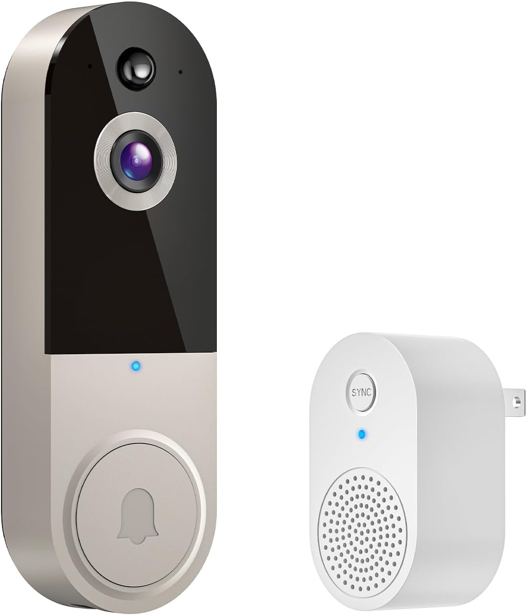Amazon.com: Vivitar Smart Security WiFi Doorbell Camera w/USB Chime Kit ...