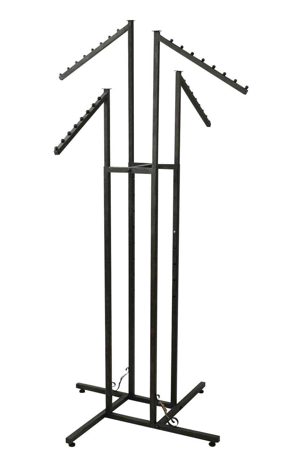 Amazon.com: 4-Way Clothing Rack with Slanted Arms - Boutique Vintage ...