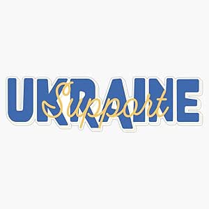 Amazon.com - Support Ukraine Ukrainian Flag Ukrainian Symbol Bumper ...