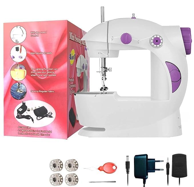 ISOTIYA Makes Life Easy Stiching Machine With Stitch Patterns, Reverse ...