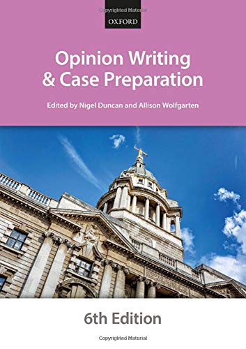 Buy Opinion Writing and Case Preparation (Bar Manuals) Book Online at ...