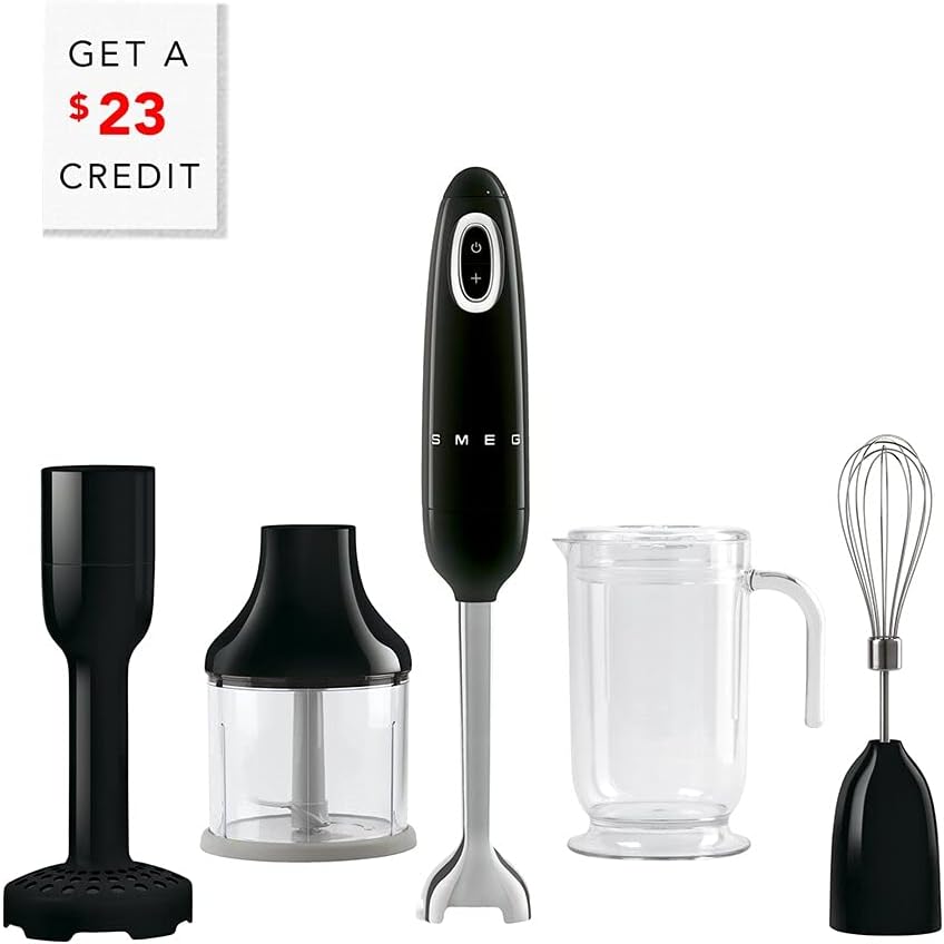 Amazon.com: Smeg Red 50's Retro Hand Blender with Accessories: Home ...