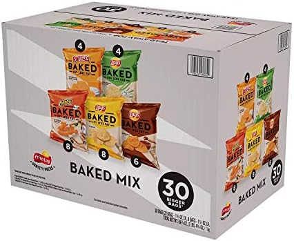 Amazon.com: Frito Lay Baked & Popped Mix 30 Piece Variety Pack