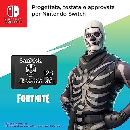 SanDisk 128GB microSDXC-Card Licensed for Nintendo-Switch, Fortnite ...
