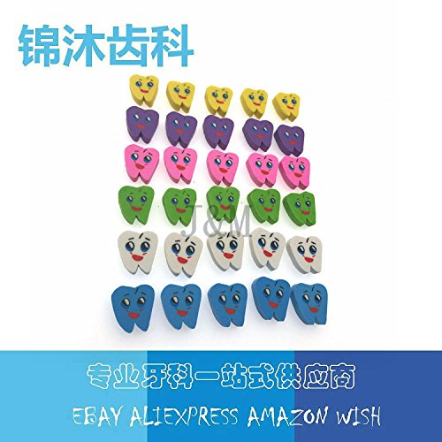 Amazon.com: 50pcs/Bag Colorful Dental Gift Teeth Shaper Eraser/6 Colors ...