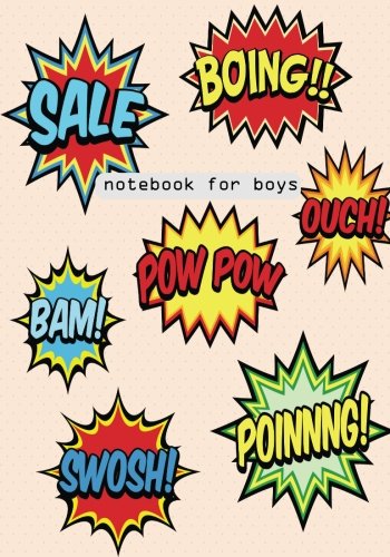 Notebook for boys: Notebook for boys 7 x 10 : cartoons character for ...