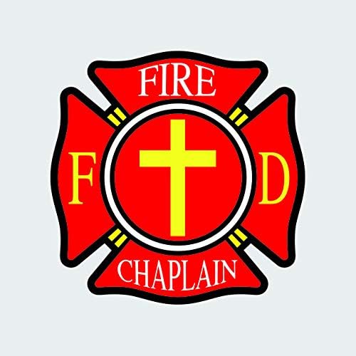 Amazon.com: fagraphix Fire Chaplain Maltese Shaped Sticker Decal Self ...