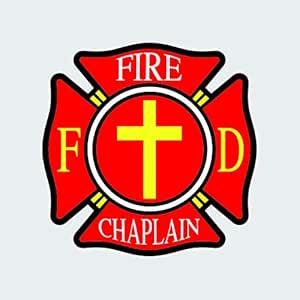 Amazon.com: fagraphix Fire Chaplain Maltese Shaped Sticker Decal Self ...