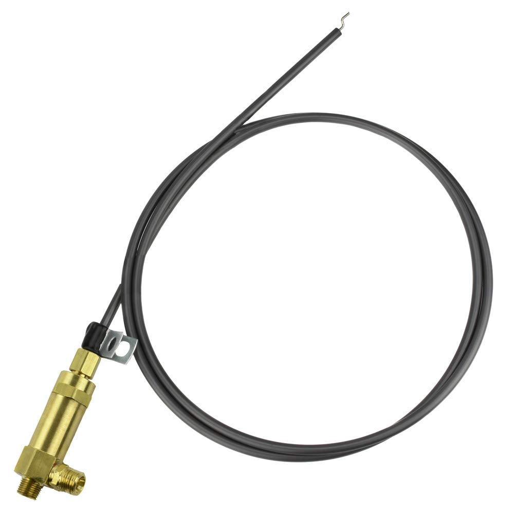 36" Bullwhip Throttle Control Cable for Gas Air Compressor with Side ...