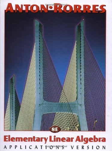 Elementary Linear Algebra: Howard Anton: 9780471385790: Amazon.com: Books