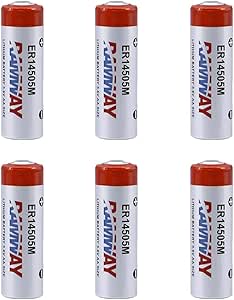 Amazon.com: KAKAA (Pack of 6) ER14505M 3.6V Lithium Battery 2200mAh Li-SOIC2 Batteries for Smoke ...
