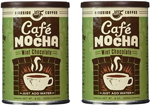 Amazon.com : Fireside Coffee Cafe Mocha Instant Flavored Coffee 8 Ounce ...