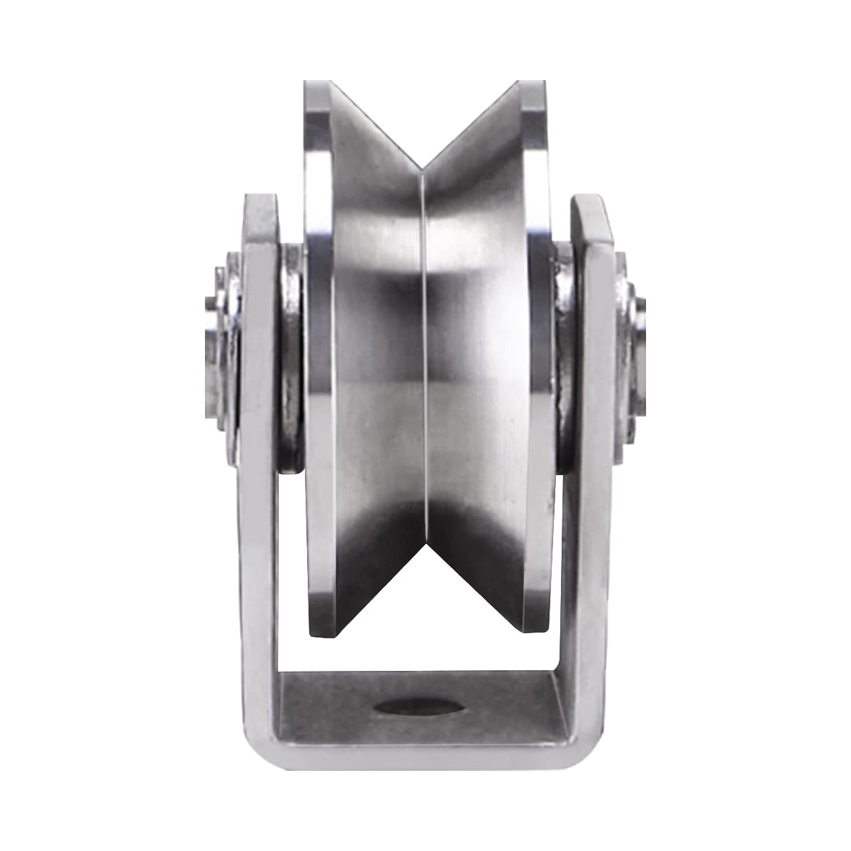 Buy 3in V Groove Wheel Stainless Steel Heavy Duty Caster Wheels for V ...