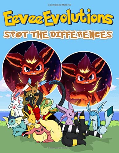 Buy Eevee Evolutions Spot The Difference: Eevee Evolutions Creature ...