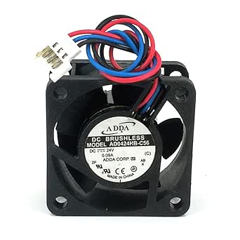 Amazon.com: NZNYDNL ADDA 4020 4cm AD0424HB-C56 24V 0.09A Inverter Silent Cooling Fan : Electronics
