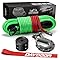DAYDOOR Synthetic Winch Rope, 1/4'' x 50ft 10,000LBS Synthetic Winch ...