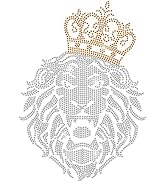 Amazon.com: INFUNLY Crown Lion Patches for Clothing Lion with Crown ...