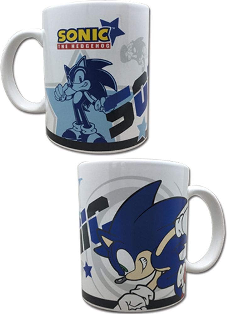 Amazon.com: JUST FUNKY Sonic The Hedgehog Design Heat Changing 16 OZ ...