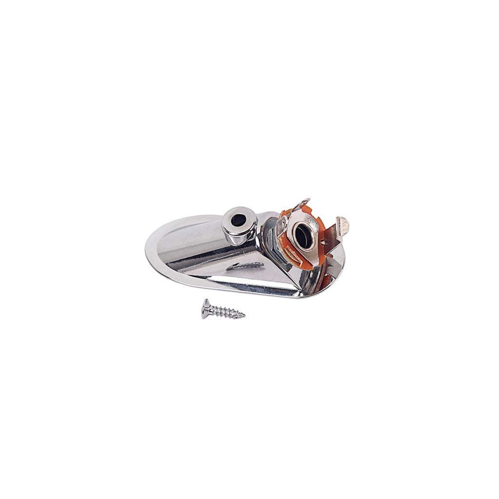 Snapklik.com : Guitar Output Input Jack Socket PlateBoat Shape For ...