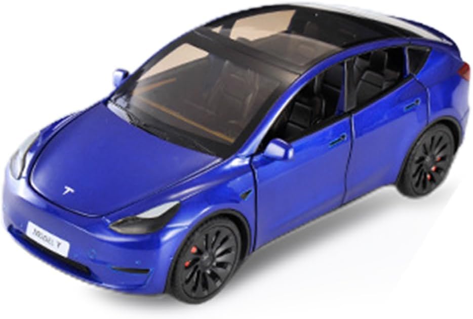 Amazon.com: Model Y Toy Cars 1/24 Alloy Diecast Model Car, Pull Back ...