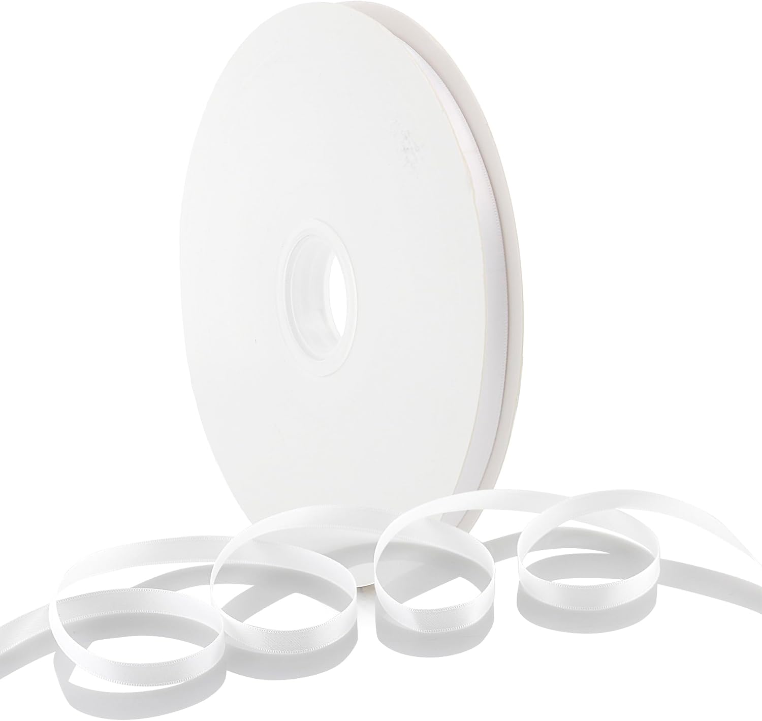 Amazon.com: Double Faced White Satin Ribbon: 3/8 Inch 100 Yards Roll