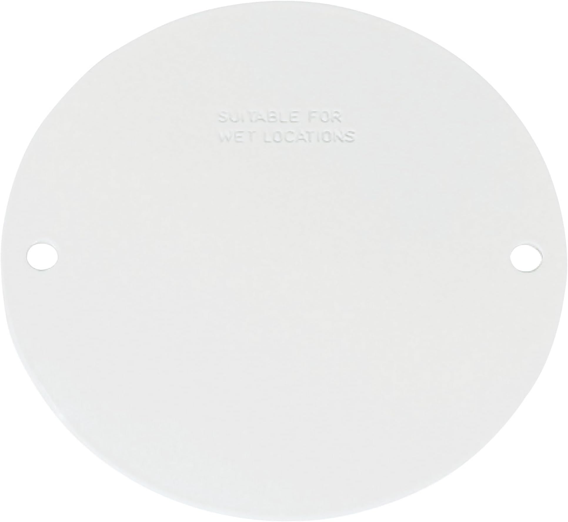Sigma Electric 14383 1/2-inch 3 Hole Round Lamp Holder Cover, Grey ...