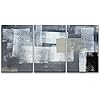 Amazon.com: wall26 Canvas Print Wall Art Set Dark Gray, White & Black ...