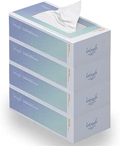 Amazon.com: Soft Facial Tissues, 4 Flat Boxes, Tissues Family Pack Soft ...