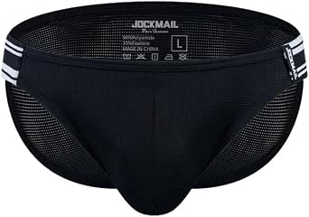 JOCKMAIL Men's Underwear Briefs Breathable Comfortable Mesh Underwear ...