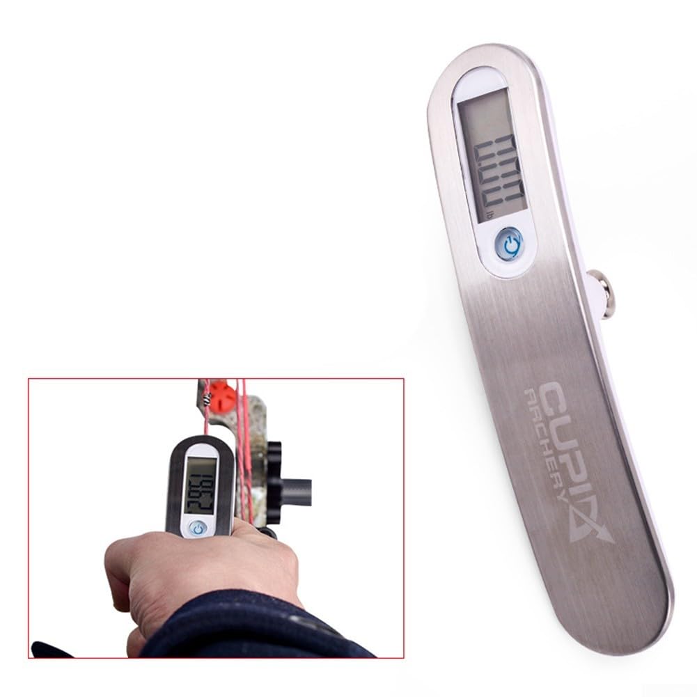 Archery LED Bow Scale 110Lbs Draw Weight Weighing Tool Dynamometer ...