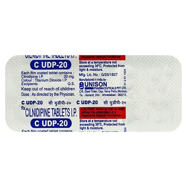C UDP 20 mg - Strip of 10 Tablets : Amazon.in: Health & Personal Care