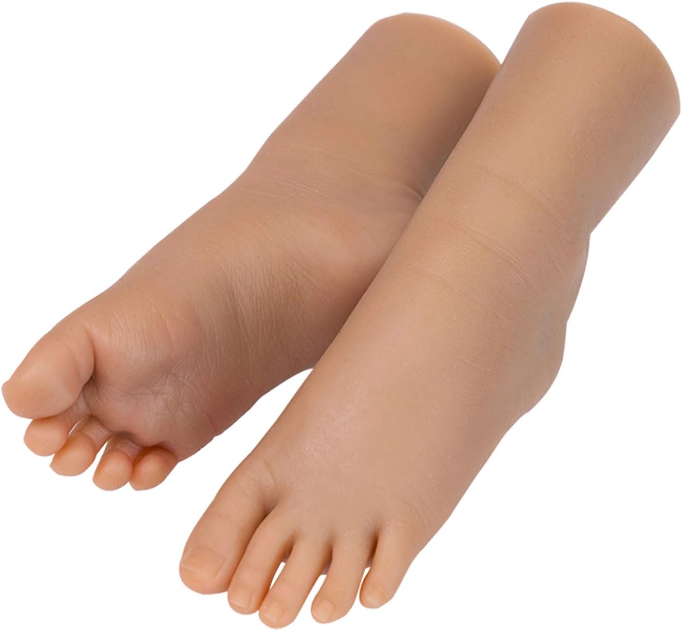 Amazon.com: Veikmv 2pc Silicone Feet Model, Child Realistic Fake Foot ...