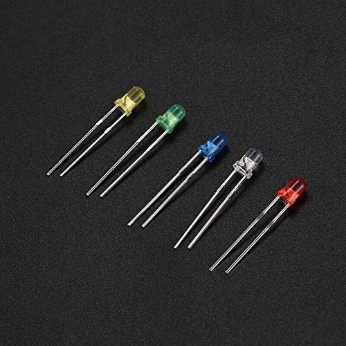 Generic 2X(200 pcs 3mm 5mm LED Light diode White Yellow Red Blue Green ...