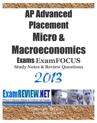 AP Advanced Placement Micro & Macroeconomics Exams ExamFOCUS Study ...