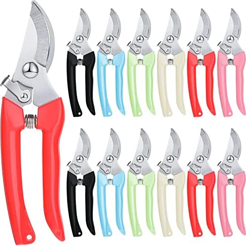 Amazon.com : Lothee 12 Pcs Gardening Scissors Pruning Shears Stainless ...