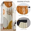 Amazon.com: GOLDLAWN Boho Mid Century Abstract Leaves Curtains 52X84Inch Rainbow Living Room ...