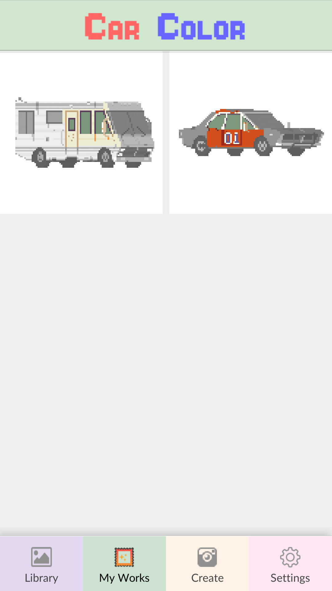 Car Color By Number, Pixel Art Car - App on the Amazon Appstore