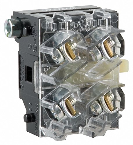GE Contact Block, 30mm, 1NC/1NO Contact Form, 10A @ 600VAC Contact ...