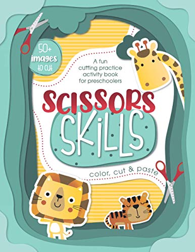 Buy Scissors Skills - A fun cutting practice activity book for ...