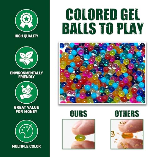 YSAMAX Gel Bullets For Gel Blaster G-u-n, Electric Gel Ball G-u-n ...