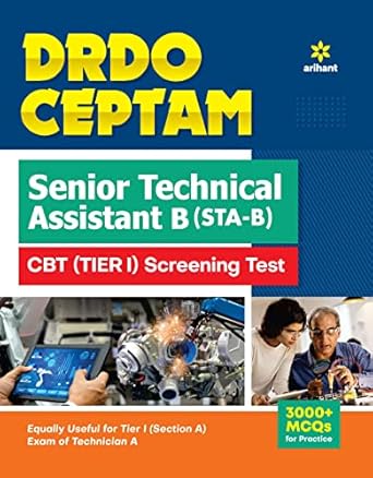 DRDO CEPTAM Senior Technical Assistant B STA-B CBT Tier 1 Screening ...