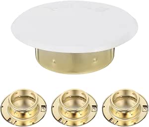 Amazon.com : PRETYZOOM 4Pcs Fire Sprinkler Covers Plate Sprinkler ...