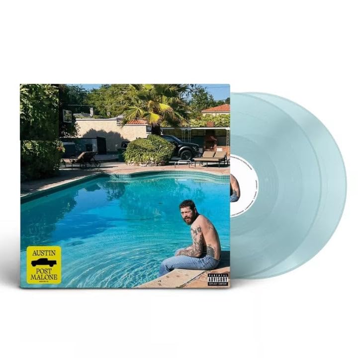 Amazon.com: Post Malone - Austin Exclusive Limited Edition Baby Blue ...