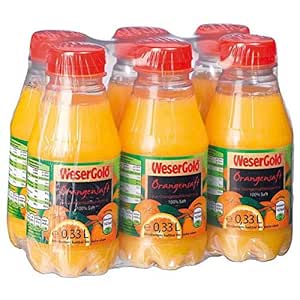 Wesergold Orangensaft, 24er Pack (24 x 330ml) : Amazon.de: Lebensmittel & Getränke