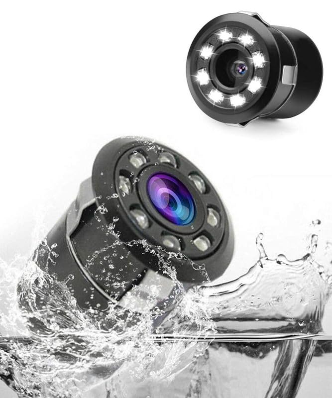 ETH Car Rear View Reverse Parking Camera with HD Night Vision 8 LED ...