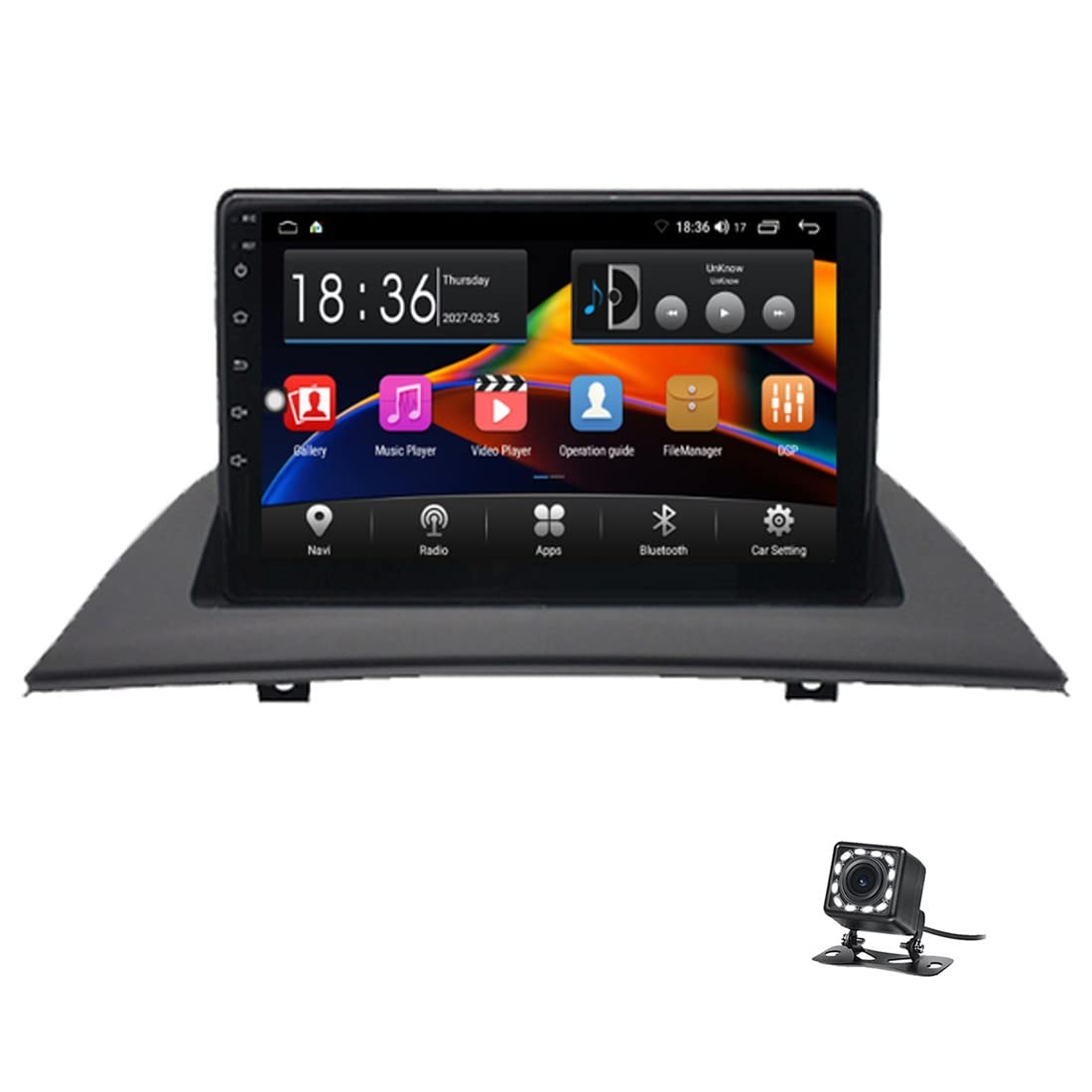 Buy ARJERS 9inch TouchScreen Car Stereo Radio GPS Navigation Head Unit ...