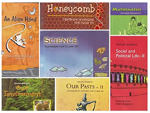Buy NCERT TEXTBOOK 7 BOOK SET FOR CLASS- 7TH (Honeycomb,Maths,Science ...