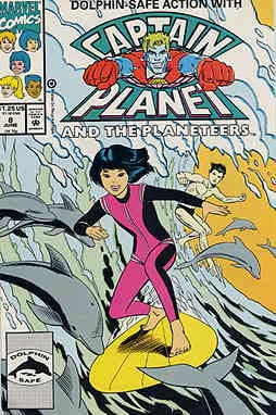 Captain Planet Comic Art